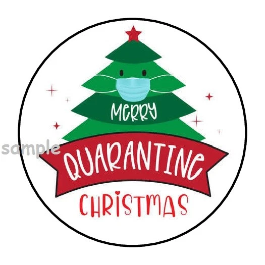 DOPASTICKER Merry Quarantine Stickers Tree Phone Decal Water Bottle ...