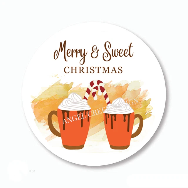 DOPASTICKER Merry & Sweet Hot Cocoa Chri.Stm.As Scrapbook Stickers ...
