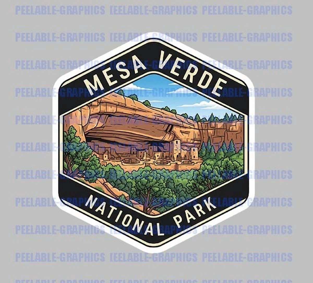 DOPASTICKER Mesa Verde National Park Sticker Phone Sticker, Latop ...