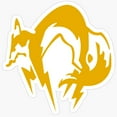 DOPASTICKER Metal Gear Fox Logo Sticker Phone Sticker, Latop Sticker ...