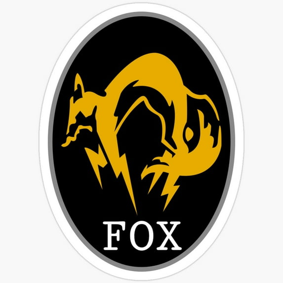 DOPASTICKER Metal Gear Fox Logo Sticker Phone Sticker, Latop Sticker ...