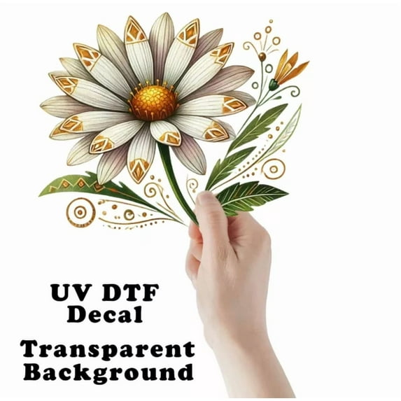 DOPASTICKER Mexi.Can White Daisy Sticker - Design Preview Only ...