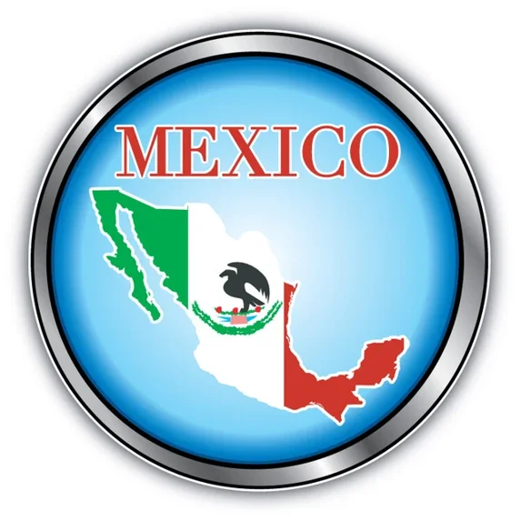DOPASTICKER Mexico Map Flag Label Car Sticker Phone Decal Water Bottle ...