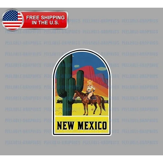 DOPASTICKER Mexico Vintage Sticker Souvenir Travel Sticker Phone ...