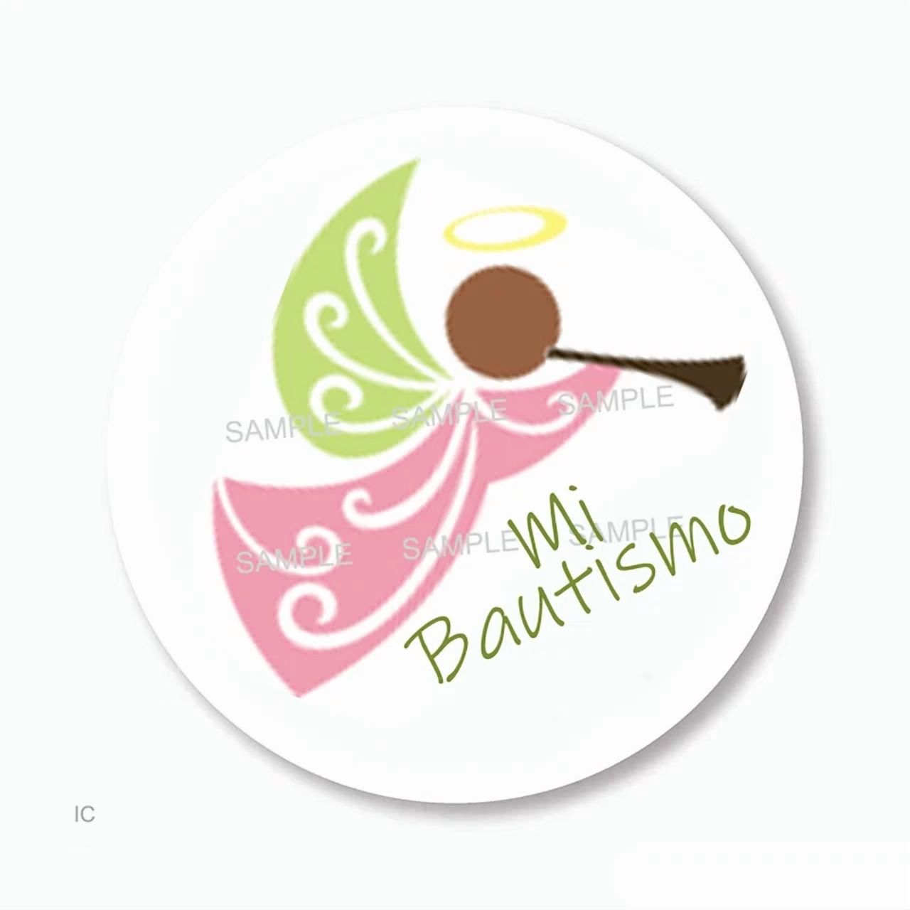 DOPASTICKER Mi Bautismo Scrapbook Stickers Baptism Angel Phone Decal ...