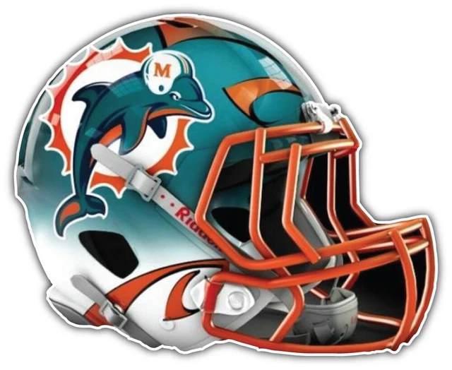 DOPASTICKER Miami Dolphins Football Logo Sport Car Sticker Phone Water ...
