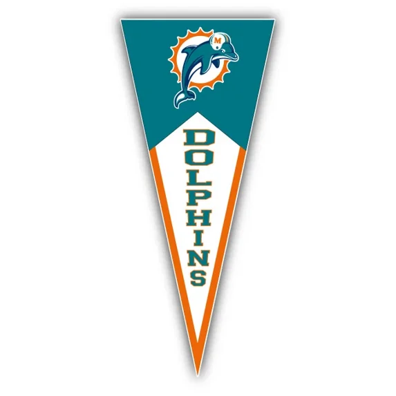DOPASTICKER Miami Dolphins Football Sport Logo Car Sticker Phone Water ...