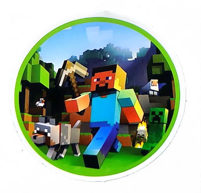 DOPASTICKER Microsoft Minecraft Steve Enderman Creeper Zombie Mojang ...