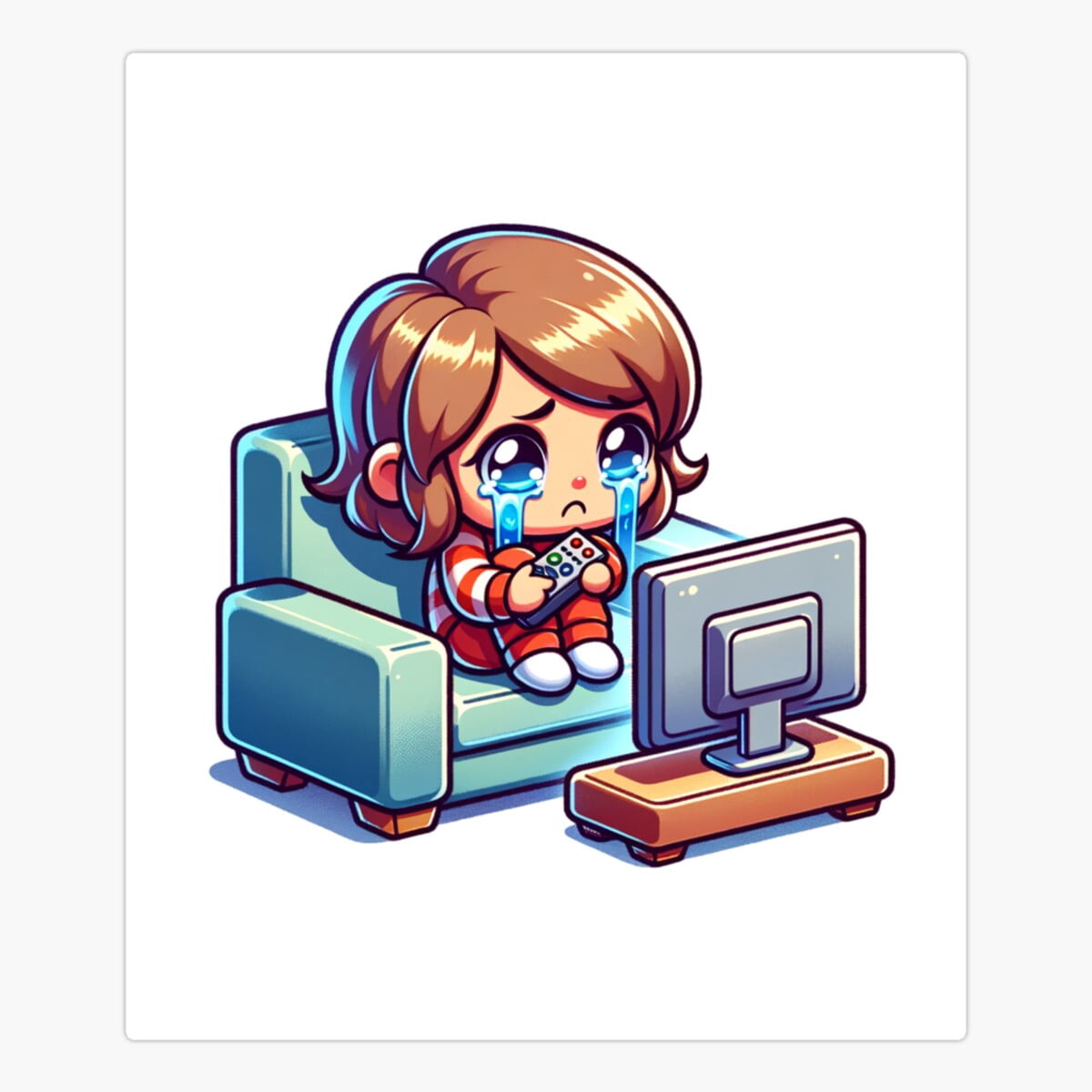 DOPASTICKER Midnight Melancholy Mother'S K-Drama Night Sticker, Phone ...
