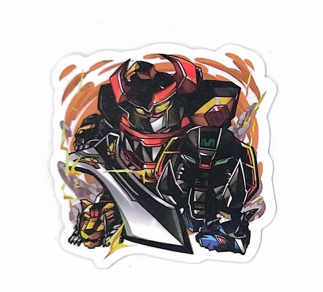 DOPASTICKER Mighty Morphin Power Rangers Megazord Mmpr Super Hero ...