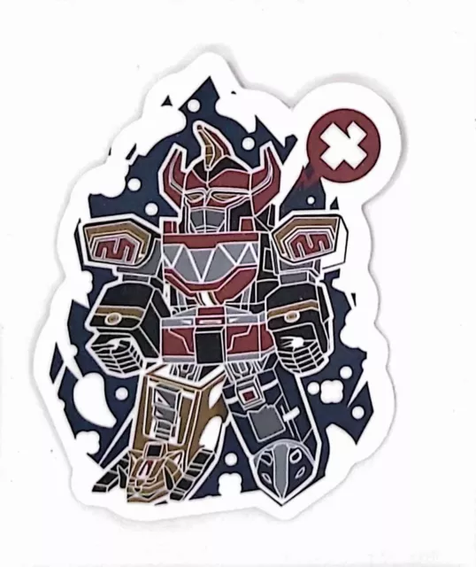 DOPASTICKER Mighty Morphin Power Rangers Megazord Mmpr Super Hero ...