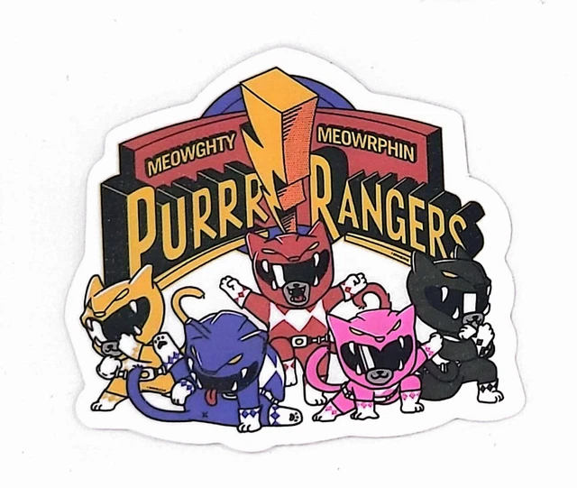 DOPASTICKER Mighty Morphin Power Rangers Mmpr Super Hero Sticker Phone ...