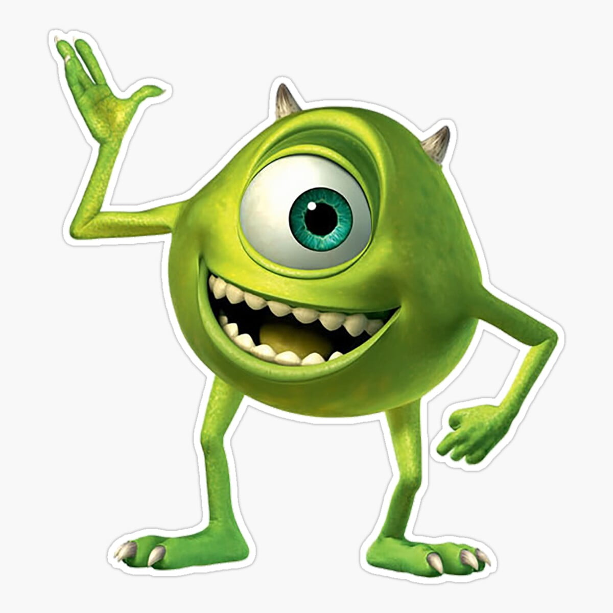 DOPASTICKER Mike Wazowski Sticker, Phone Sticker Water Bottle Sticker ...