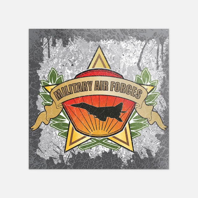 DOPASTICKER Military Air Forces Emblem Sticker Decal Phone Decal Water ...