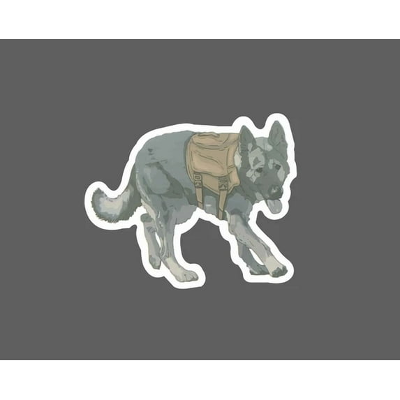 DOPASTICKER Military Dog Sticker Belgian Malinois Sticker Phone Sticker ...