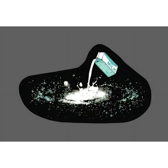 DOPASTICKER Milky Way Galaxy Milk Decorative Laptop, Phone Stickers ...
