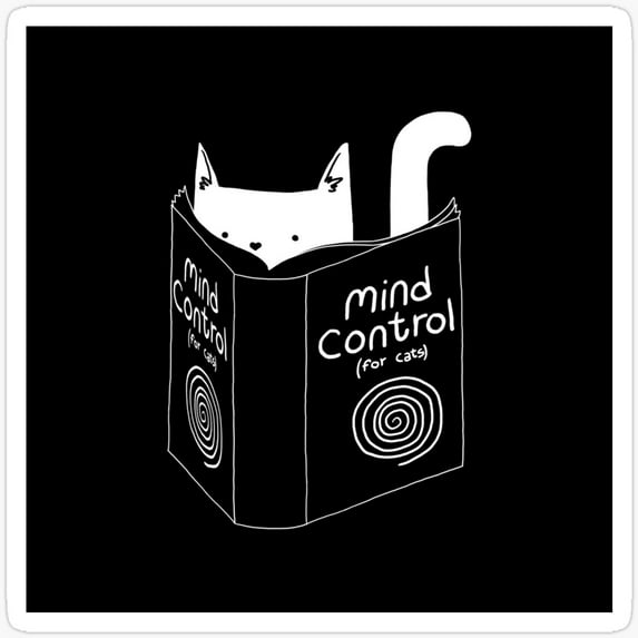 DOPASTICKER Mind Control Perfect Gift Everyone Phone Decal Water Bottle ...
