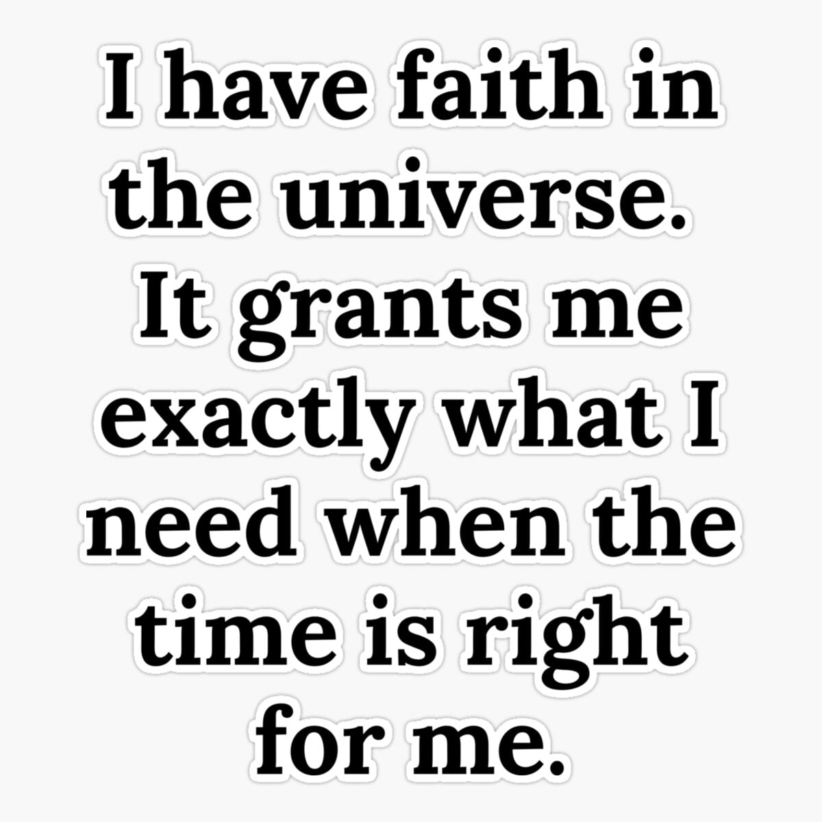 DOPASTICKER Mindfulness, Motivational, Law Attraction, Manifest, I Have ...