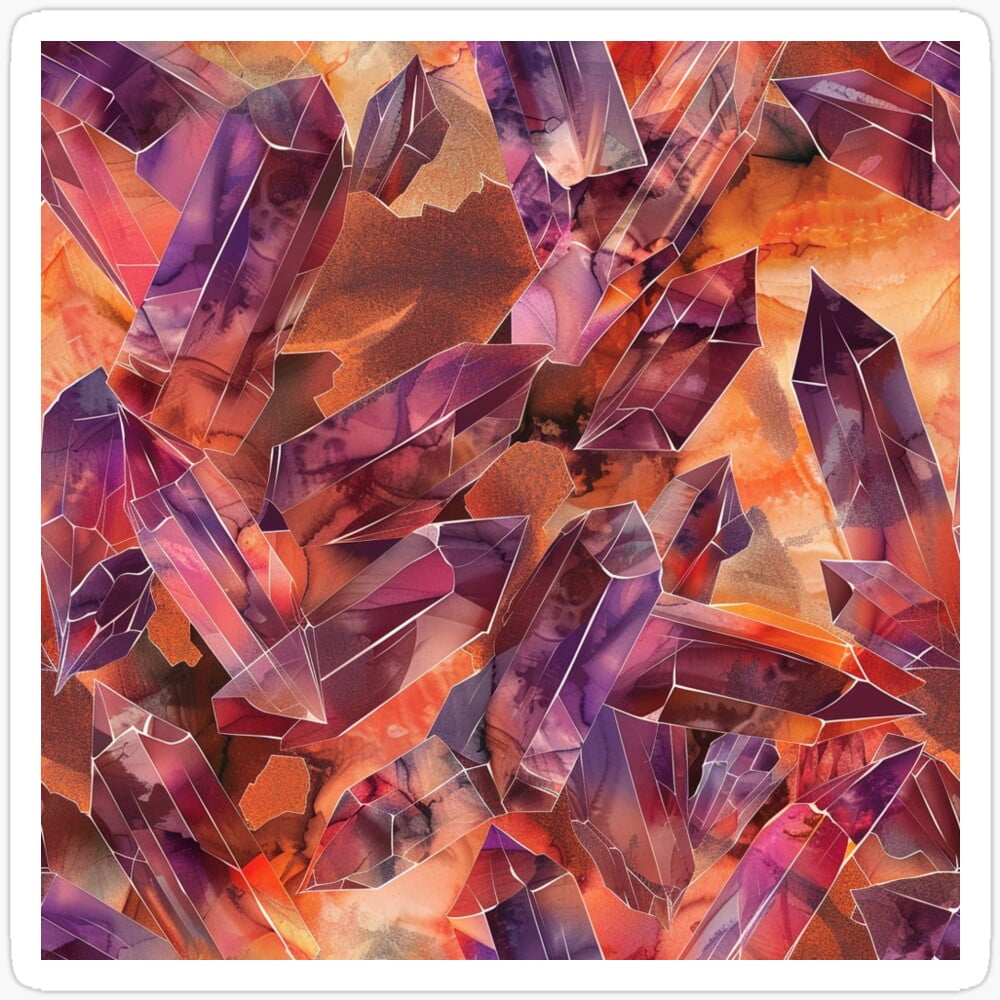 DOPASTICKER Mineral Echoes Of A Mystical World Sticker Phone Decal ...