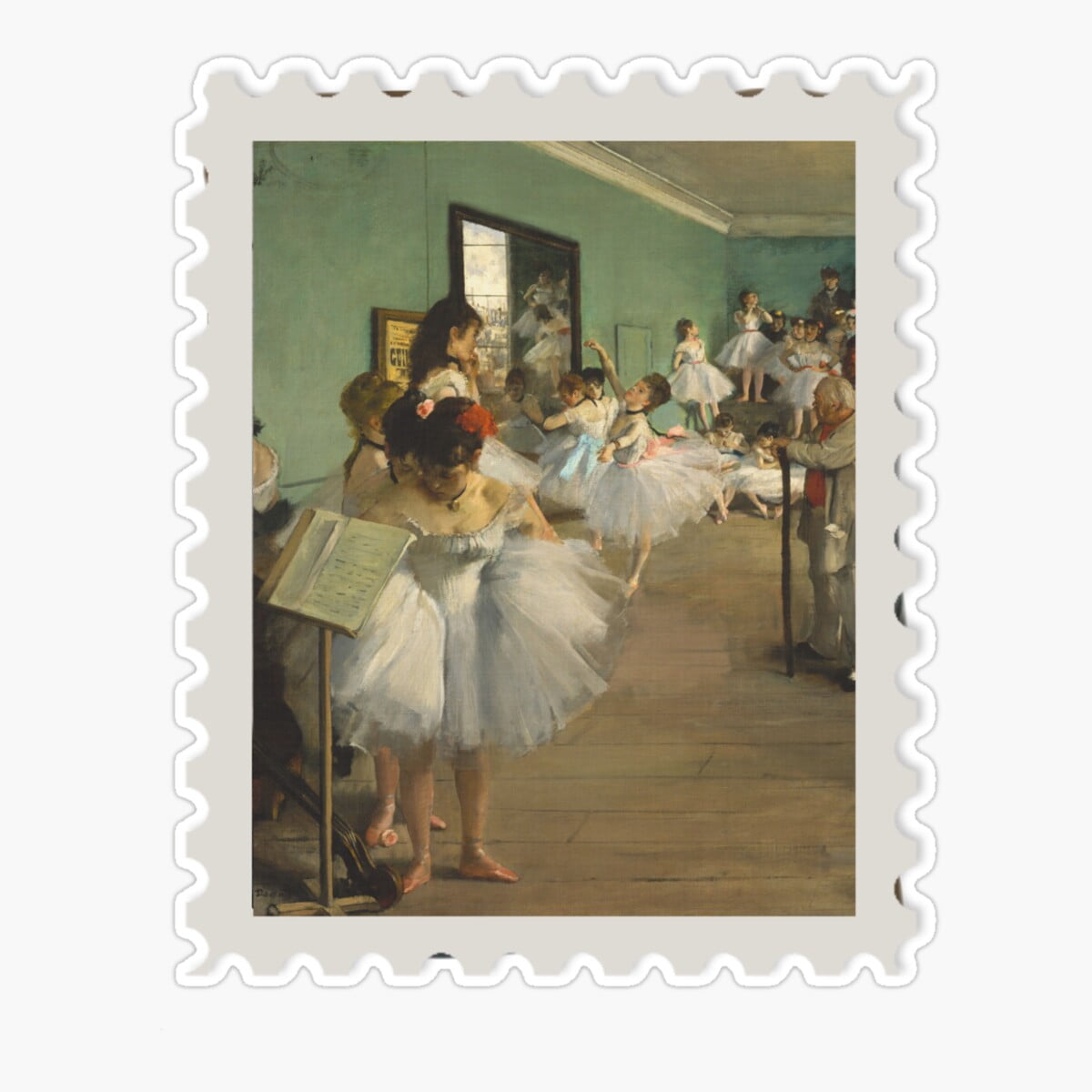 DOPASTICKER Mini Bernedoodle Puppy Portrait Drawing Digital ...