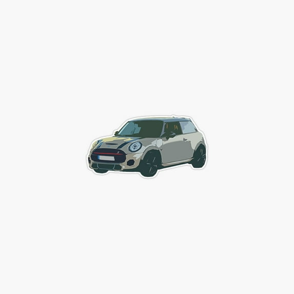 DOPASTICKER Mini Cooper Sticker, Phone Sticker Water Bottle Sticker Car ...