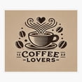 DOPASTICKER Minimalist Coffee Lovers Logo With Heart Steam Sticker ...
