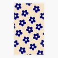 DOPASTICKER Minimalist Dark Academia Floral Print Blue Sticker, Phone ...