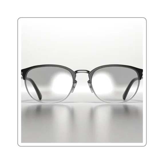 DOPASTICKER Minimalist Glasses Design Monochrome Art- Decorative Laptop ...