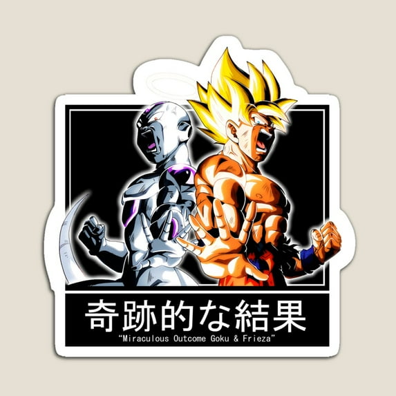 DOPASTICKER Miraculous Outcome G0Ku & Frieza Decorative Laptop, Phone ...