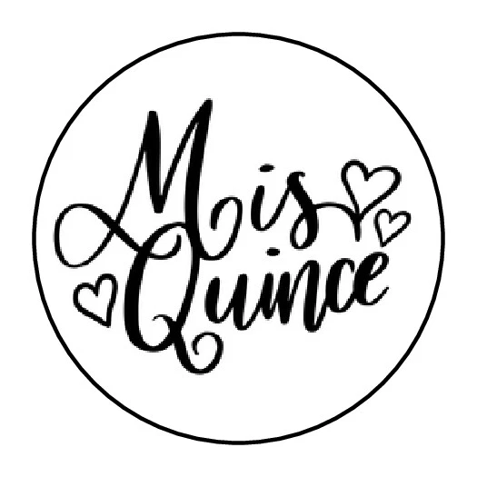 DOPASTICKER Mis Quince Stickers Quinceanera Favors Phone Decal Water ...