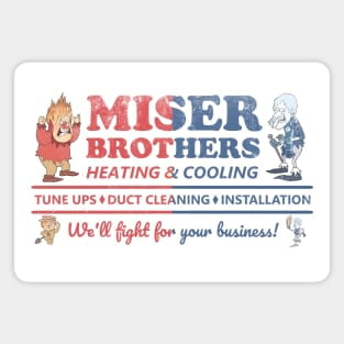 DOPASTICKER Miser Brothers Heating And Cooling Decorative Laptop, Phone ...