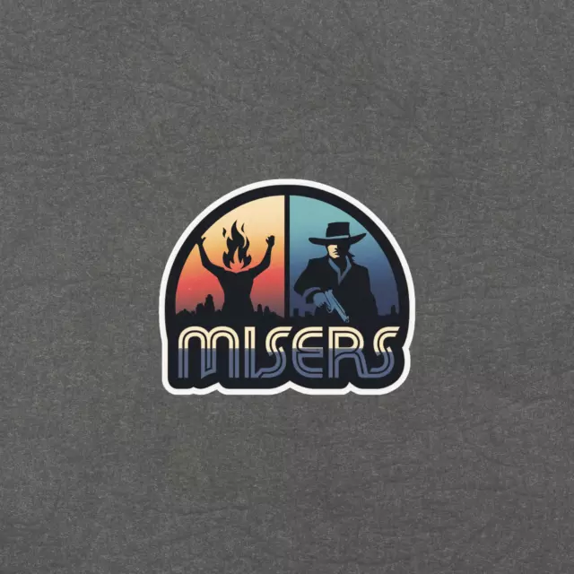 DOPASTICKER Misers Retro Crime Noir Sticker - Mysterious Silhouette ...