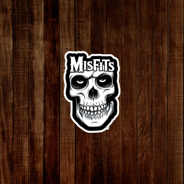 DOPASTICKER Misfits Skull Logo Sticker - Punk Rock Band Decal Graphic ...