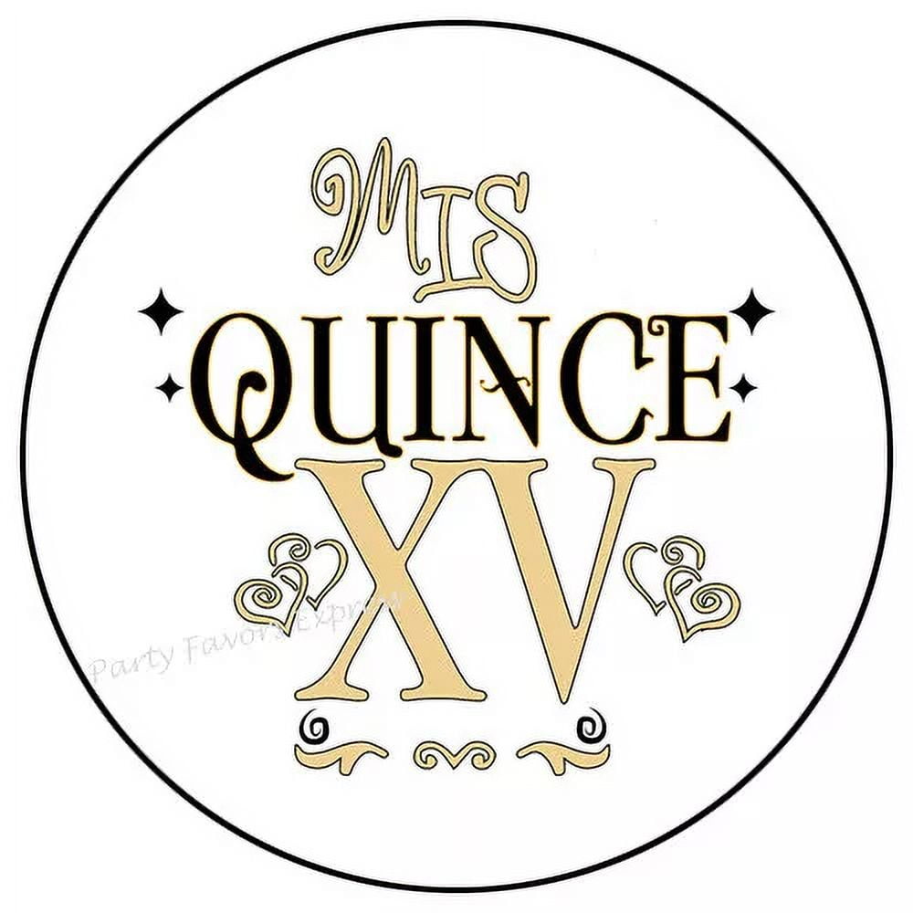 DOPASTICKER Miss Quince Quinceanara Stickers Favors Phone Decal Water ...