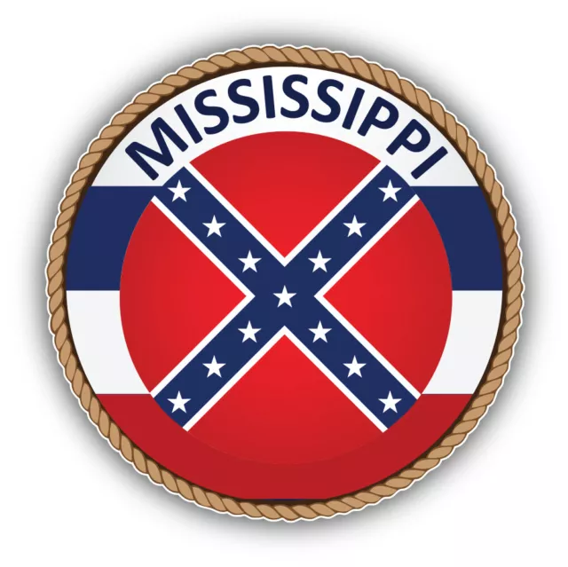 DOPASTICKER Mississippi Usa State Seal America Sticker Car Phone Decal ...