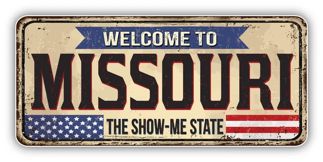DOPASTICKER Missouri Usa State Grunge Retro Sticker Phone Decal Water ...