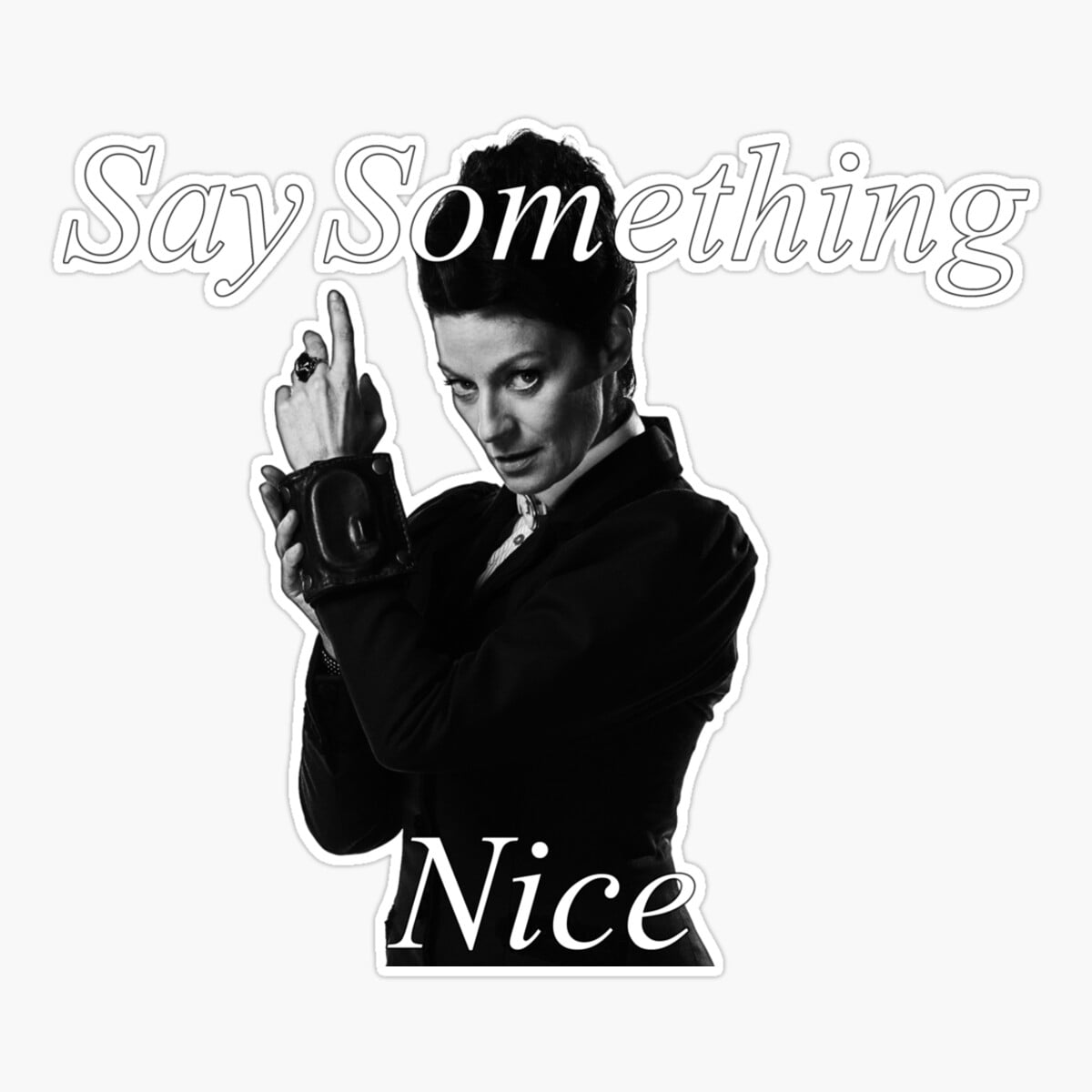 DOPASTICKER Missy - Say Something Nice Sticker, Phone Sticker Car ...