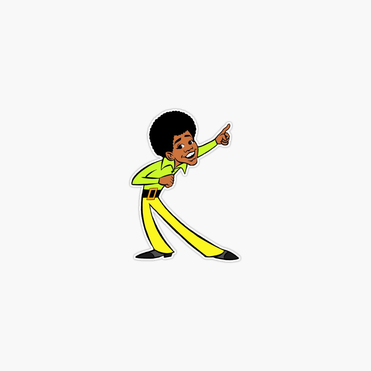 DOPASTICKER Mj Kid Jackson 5 Animated Sticker Phone Sticker, Latop ...