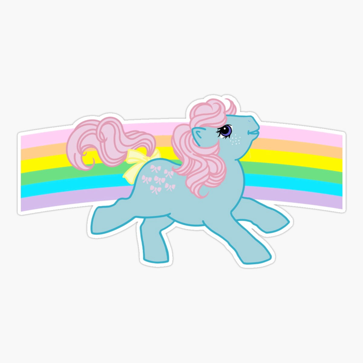 DOPASTICKER Mlp Bow-Tie Sticker, Phone Sticker Car Stickers, Birthday ...
