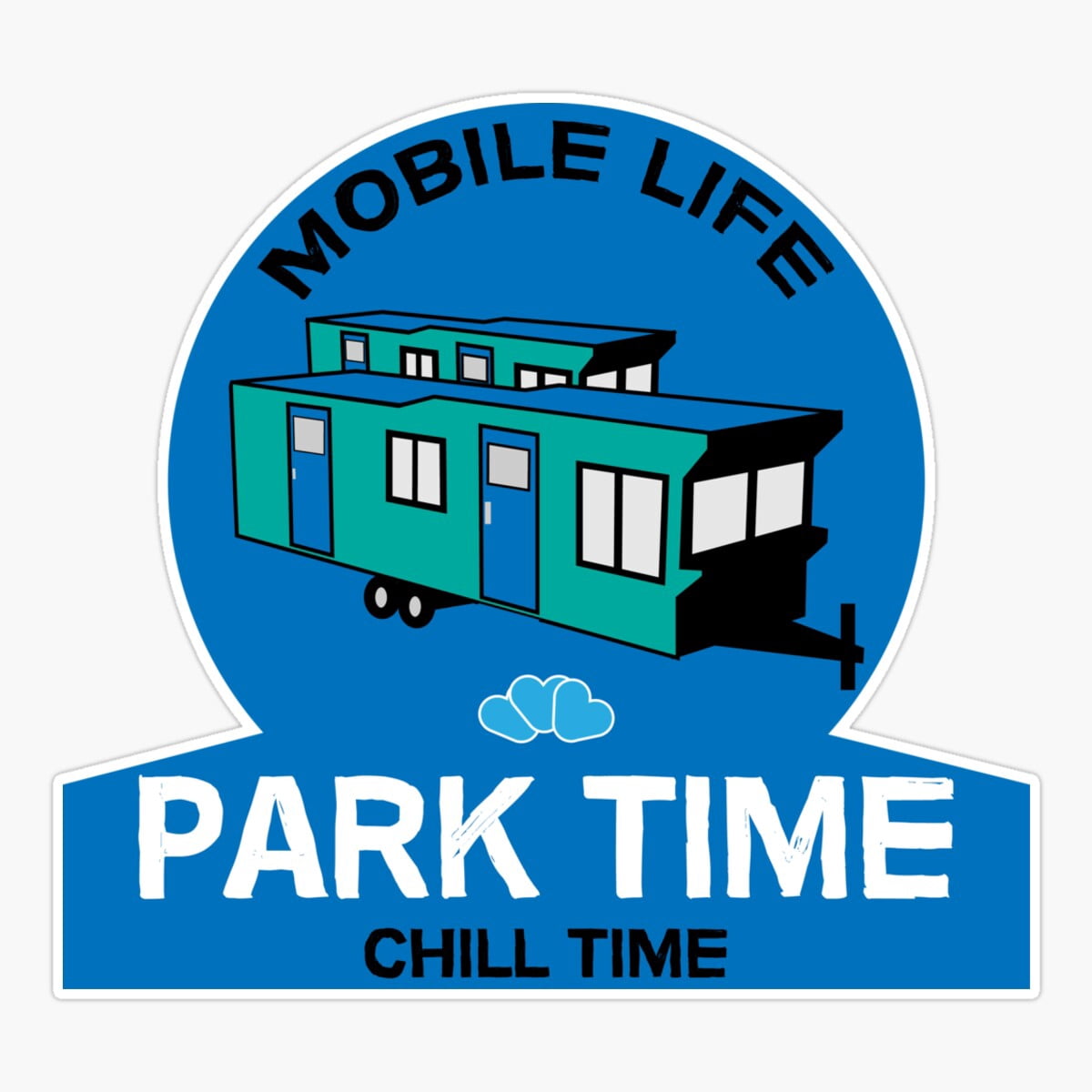DOPASTICKER Mobile Home Park Gifts, Static Caravans, Festive ...