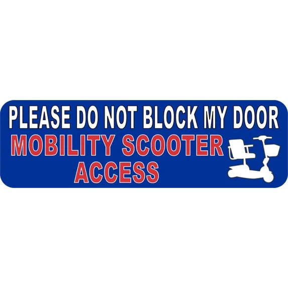 DOPASTICKER Mobility Scooter Access Door Sticker Phone Sticker, Latop ...