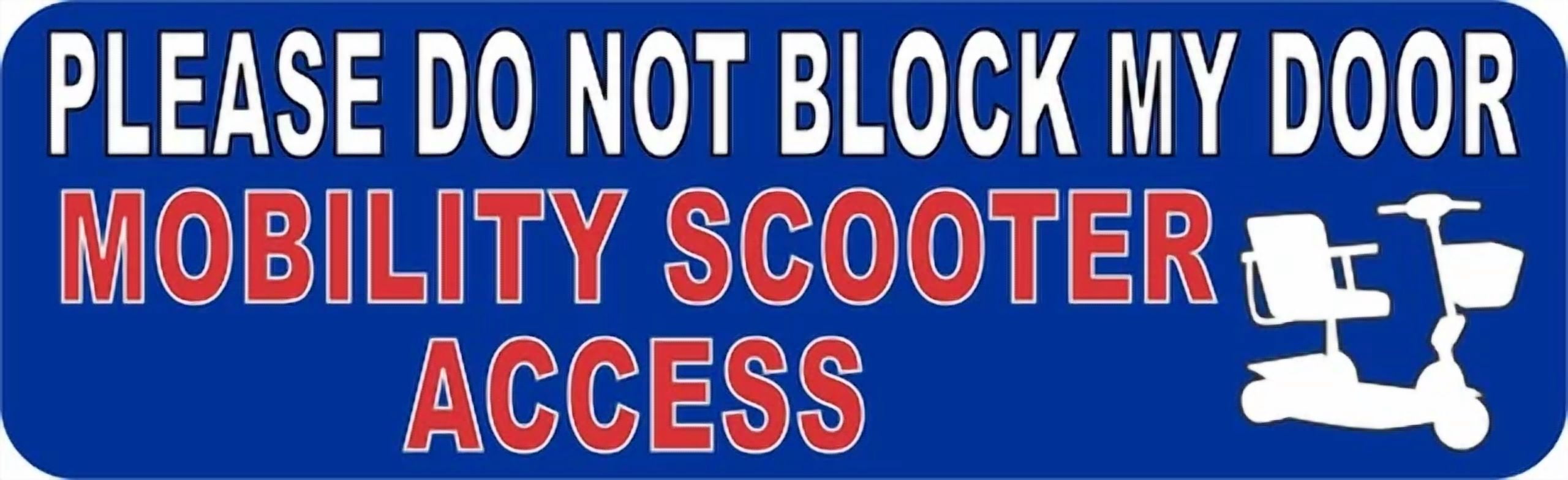 DOPASTICKER Mobility Scooter Access Door Sticker Phone Sticker, Latop ...