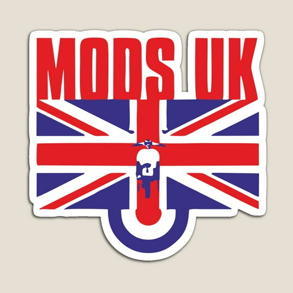 DOPASTICKER Mods England Sticker Decorative Laptop, Phone Stickers ...