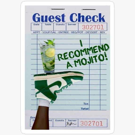 DOPASTICKER Mojitooguest Check Sticker Birthday Gifts - Decorative ...