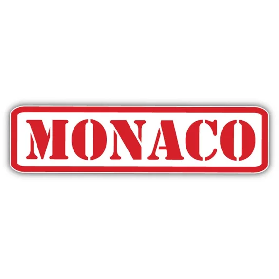 DOPASTICKER Monaco Car Sticker Phone Decal Water Bottle Stickers, Cars ...