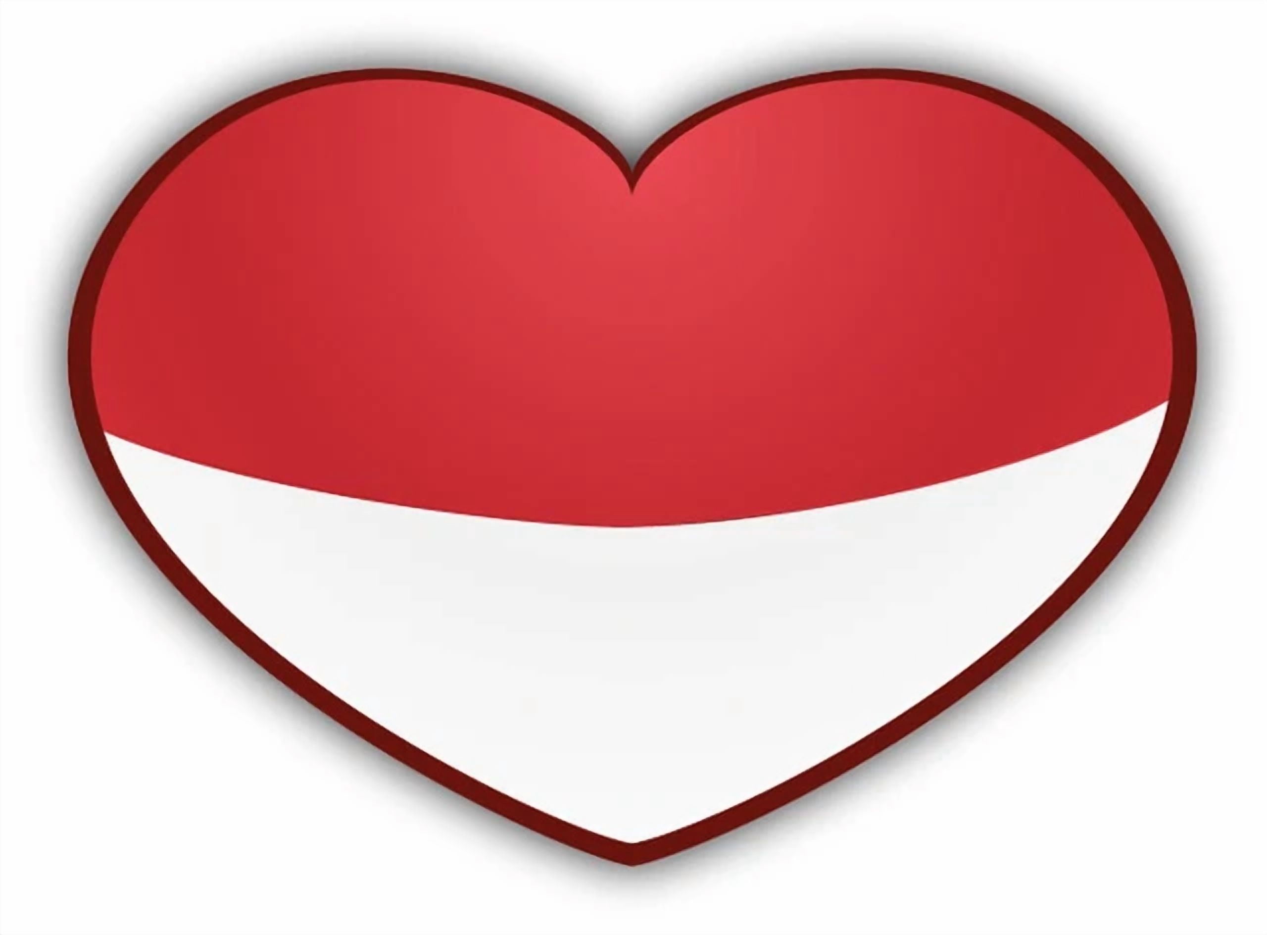 DOPASTICKER Monaco Heart Flag Car Sticker Phone Decal Water Bottle ...