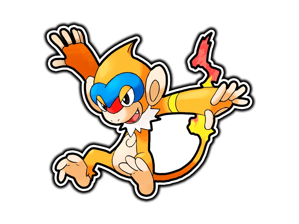 DOPASTICKER Monferno Sticker Decal Phone Decal Water Bottle Stickers ...