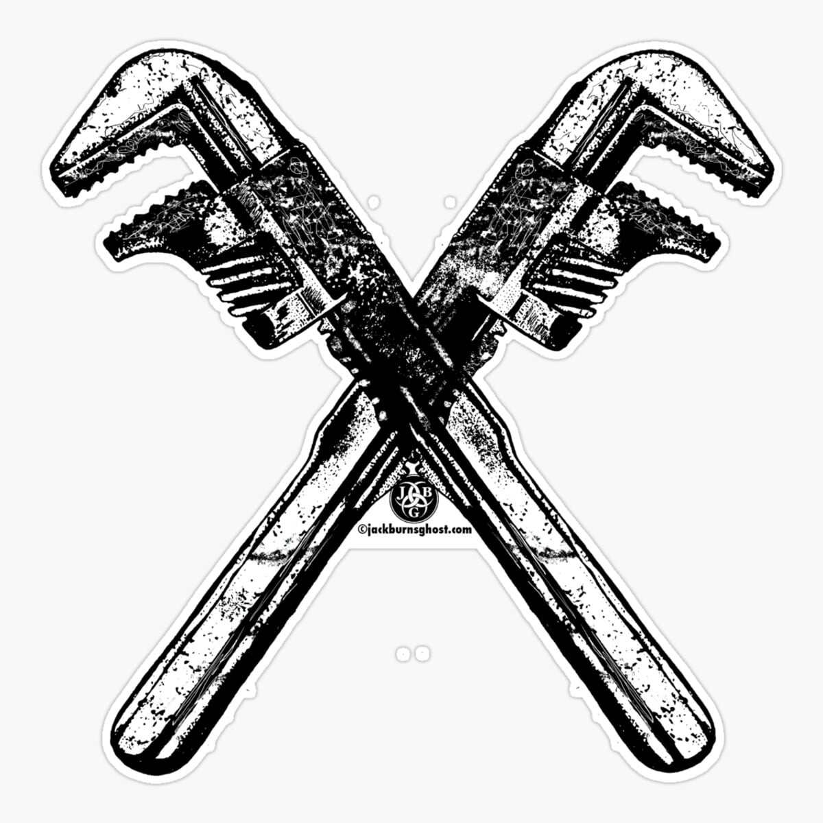 DOPASTICKER Monkey Wrenches Sticker, Phone Sticker Car Stickers ...