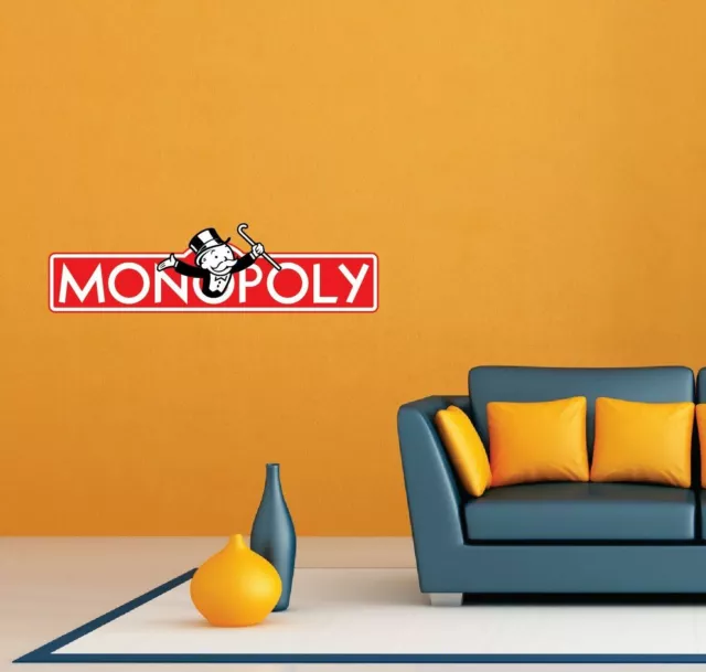 DOPASTICKER Monopoly Board Game Room Wall Decor Sticker Decal Phone ...