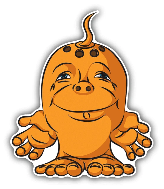 DOPASTICKER Monster Angry Small Car Sticker Phone Decal Water Bottle ...